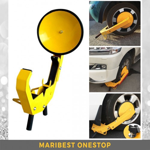 Car Wheel Security Tyre Lock Clamp Anti-Theft Parking Boot | Shopee ...