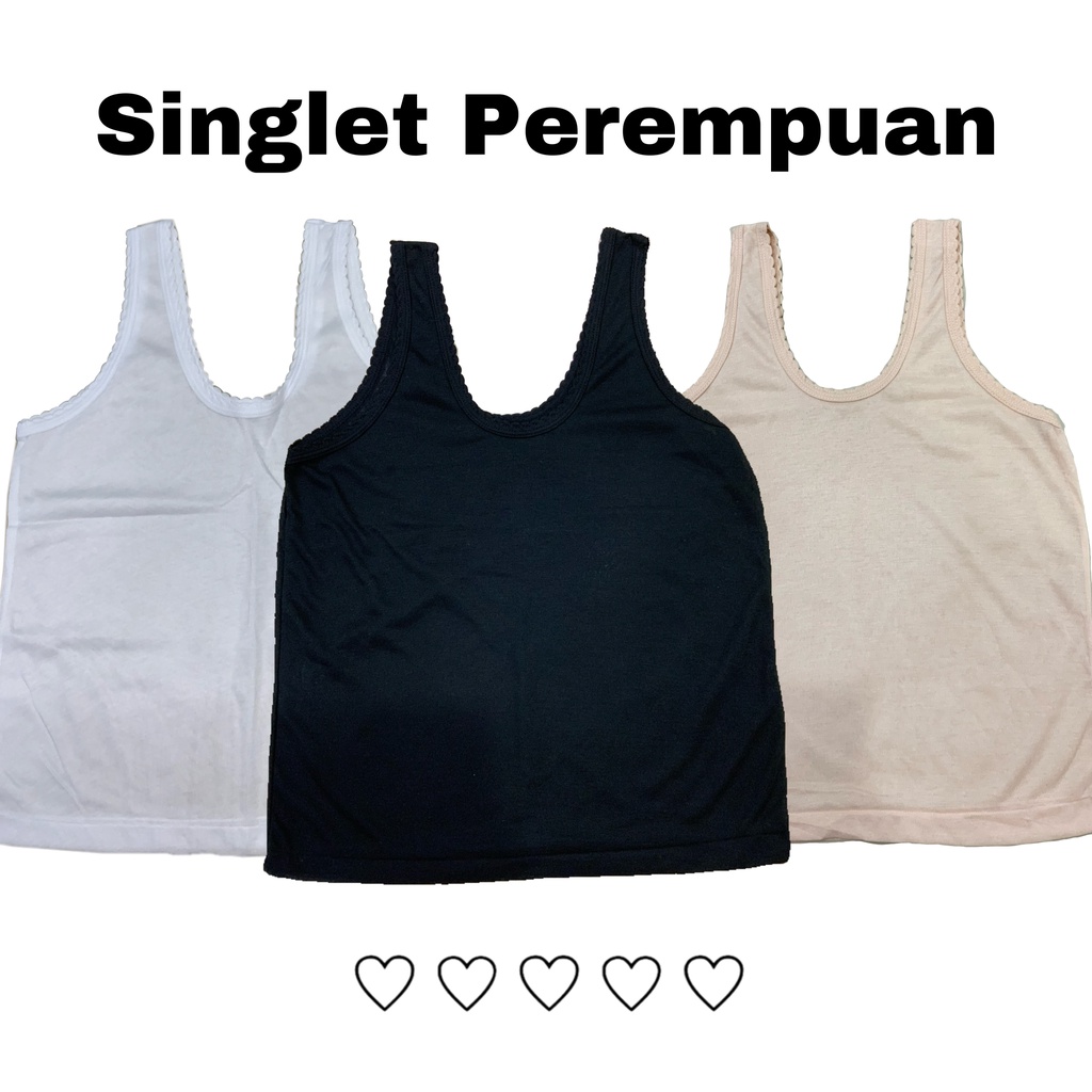 🔥SK🔥Singlet perempuan singlet budak sekolah / girl / women singlet kid ...