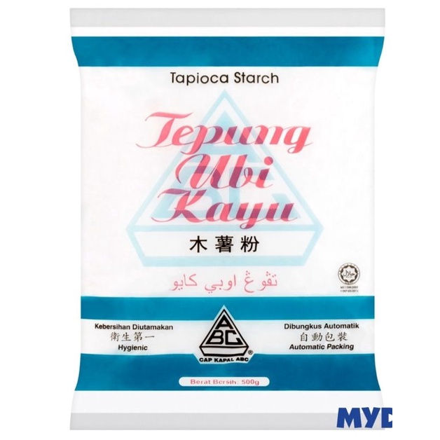 ABC Tapioca Starch | 木薯粉 | Tepung Ubi Kayu (500g) | Shopee Malaysia