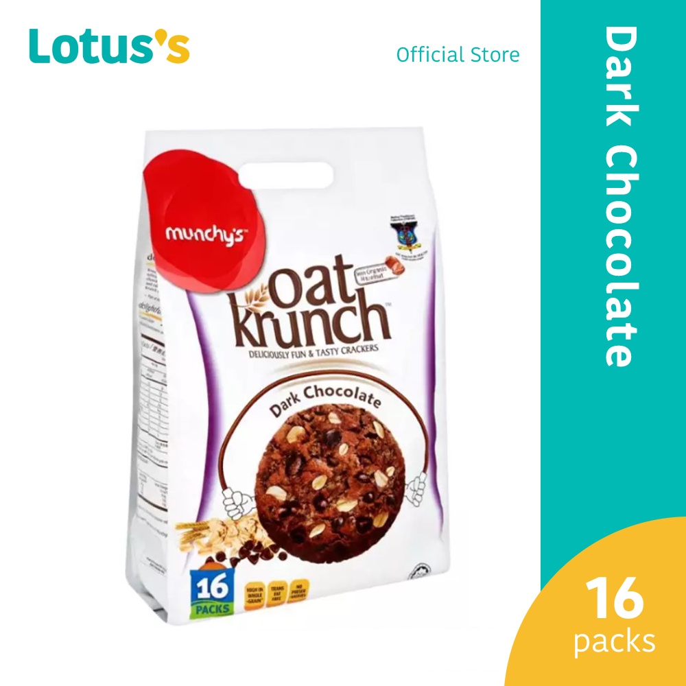 Munchys Dark Chocolate Oat Krunch (390g) | Shopee Malaysia