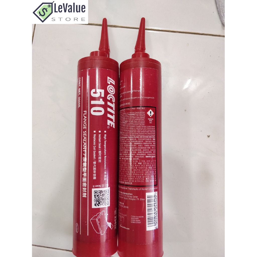 Loctite 510 High Temp,Chemical Resist Flange Sealant 300ml with QR Code ...