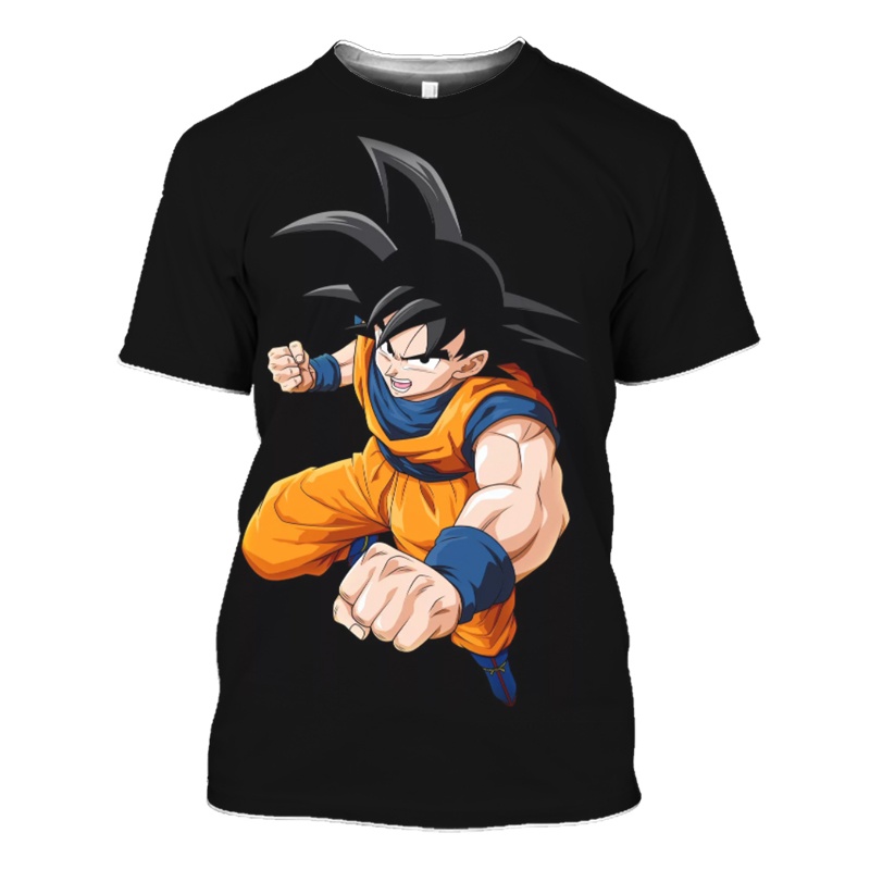 Summer Japanese Anime Dragon-Ball 3d T-shirt Goku Clothing Clothes ...