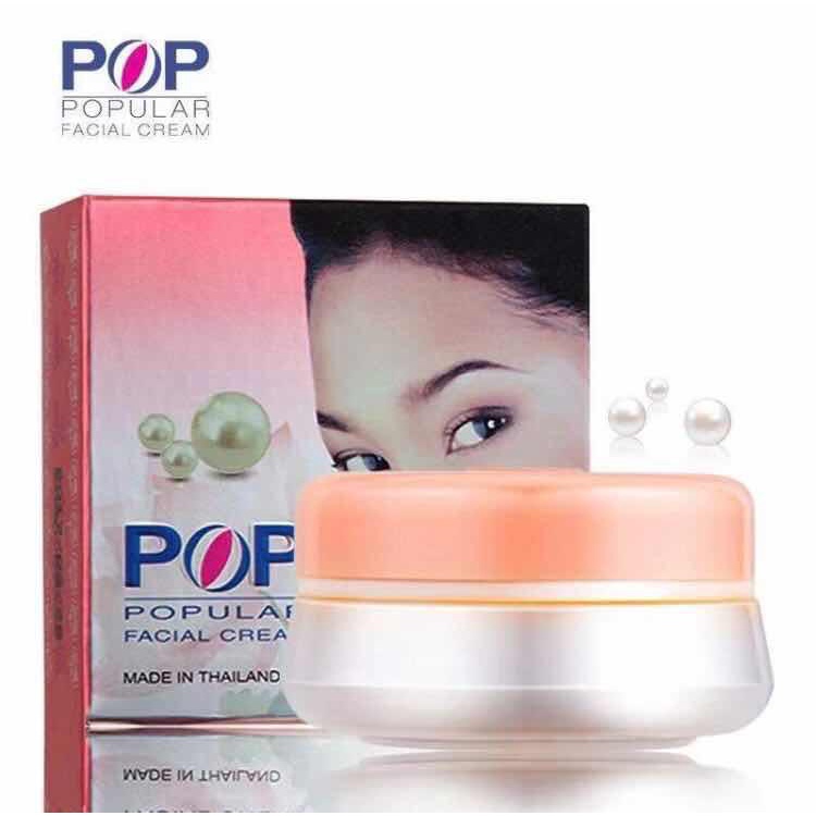 POP POPULAR FACIAL CREAM (PEARL WHITENING CREAM)(BB CREAM) | Shopee ...