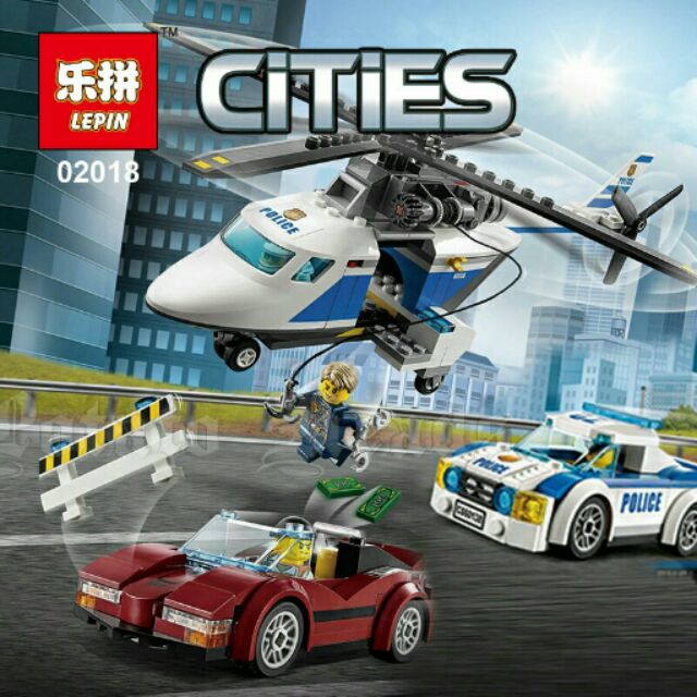 LEPIN CITIES HIGH SPEED CHASE 02018 (LEGO COMPATIBLE) | Shopee Malaysia