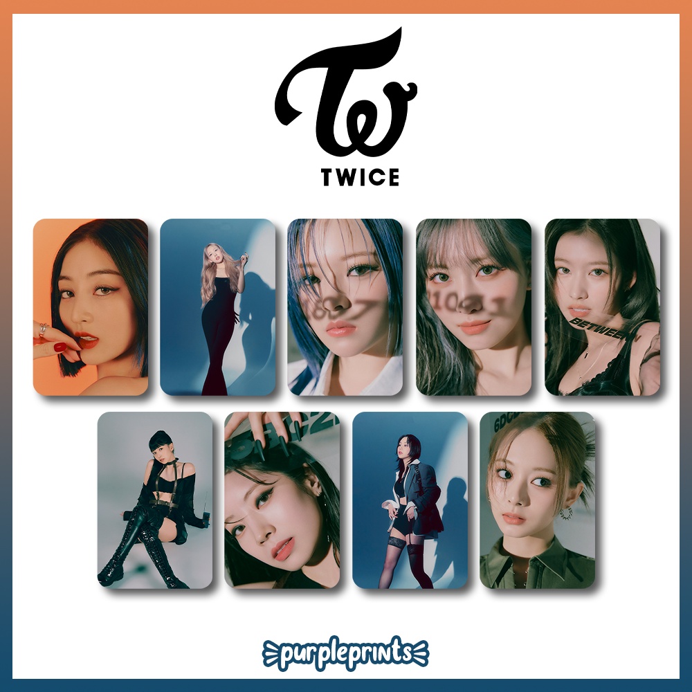 TWICE 11TH MINI ALBUM BETWEEN 1 2 CONCEPT PHOTO #1 UNOFFICIAL PHOTOCARDS FANMADE FANKIT | Shopee ...