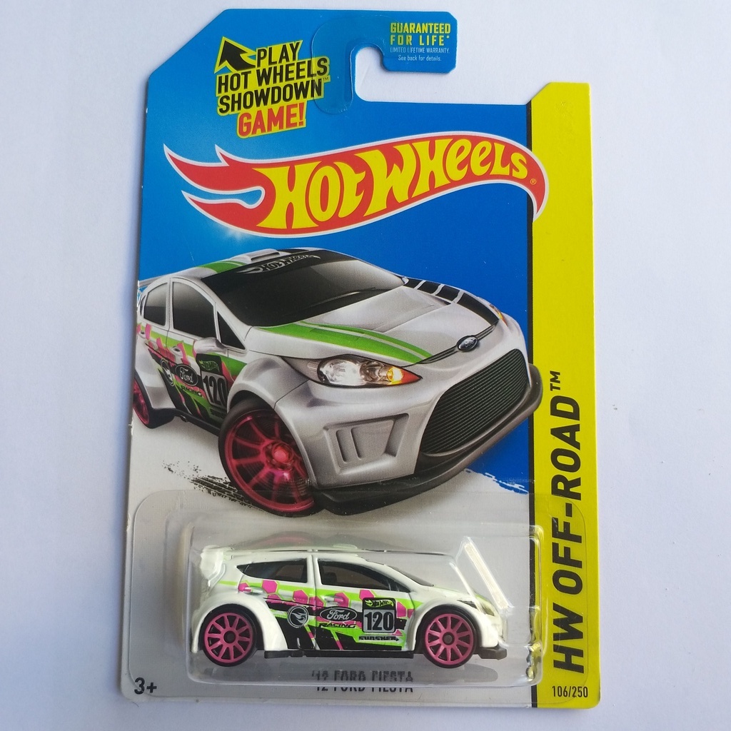 Hot Wheels "12 Ford Fiesta | HW OFF-ROAD | White | 1:64 Scale | Ford ...