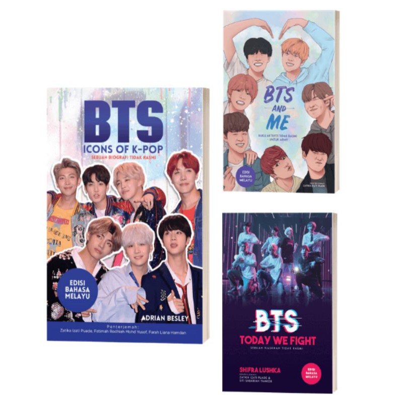 BTS and ME: Edisi Bahasa Melayu BTS: Today We Fight BTS: Icons of K-Pop ...