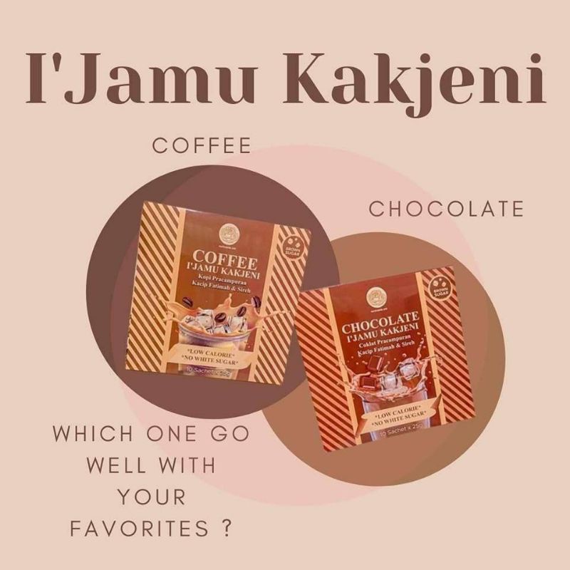 I'Jamu Kak Jeni (coklat @ kopi) | Shopee Malaysia
