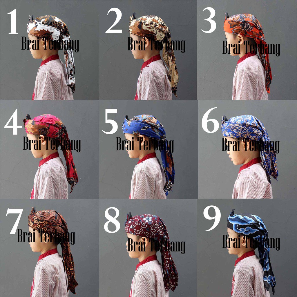 Children's Pasta, Sogan bendo, Traditional Sundanese Hat Cap, batik ...