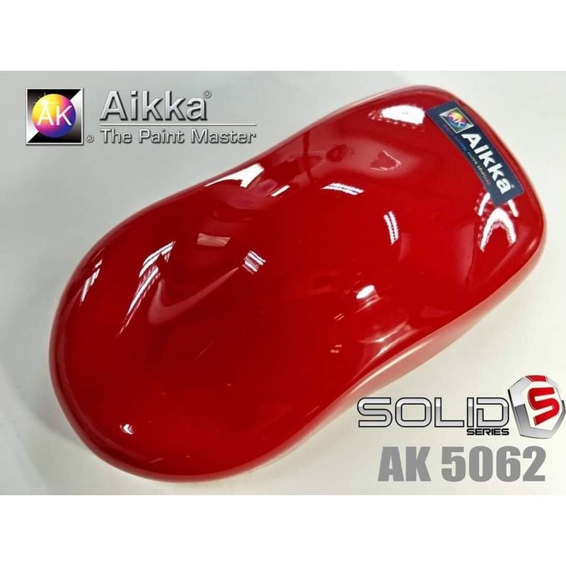 AIKKA AK5062 HI-BRIGHT RED & AK5064 RED AF SOLID S EFFECT 2K AUTOMOTIVE ...