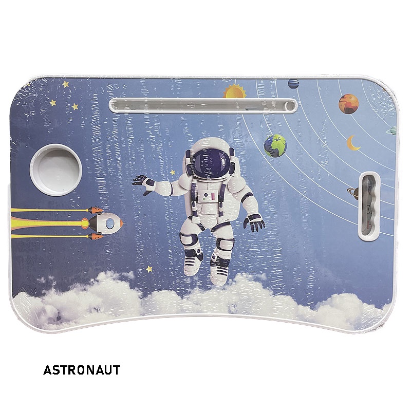 Assorted Cartoons Kids Portable Foldable Table Bed Anti-slip Study ...