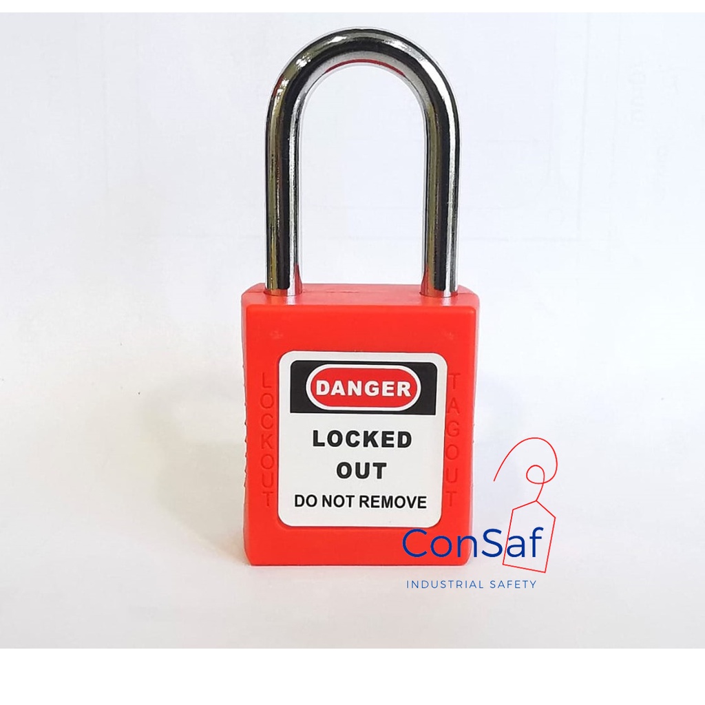 Lockout Tagout Safety Padlock - Steel Shackle / LOTO | Shopee Malaysia