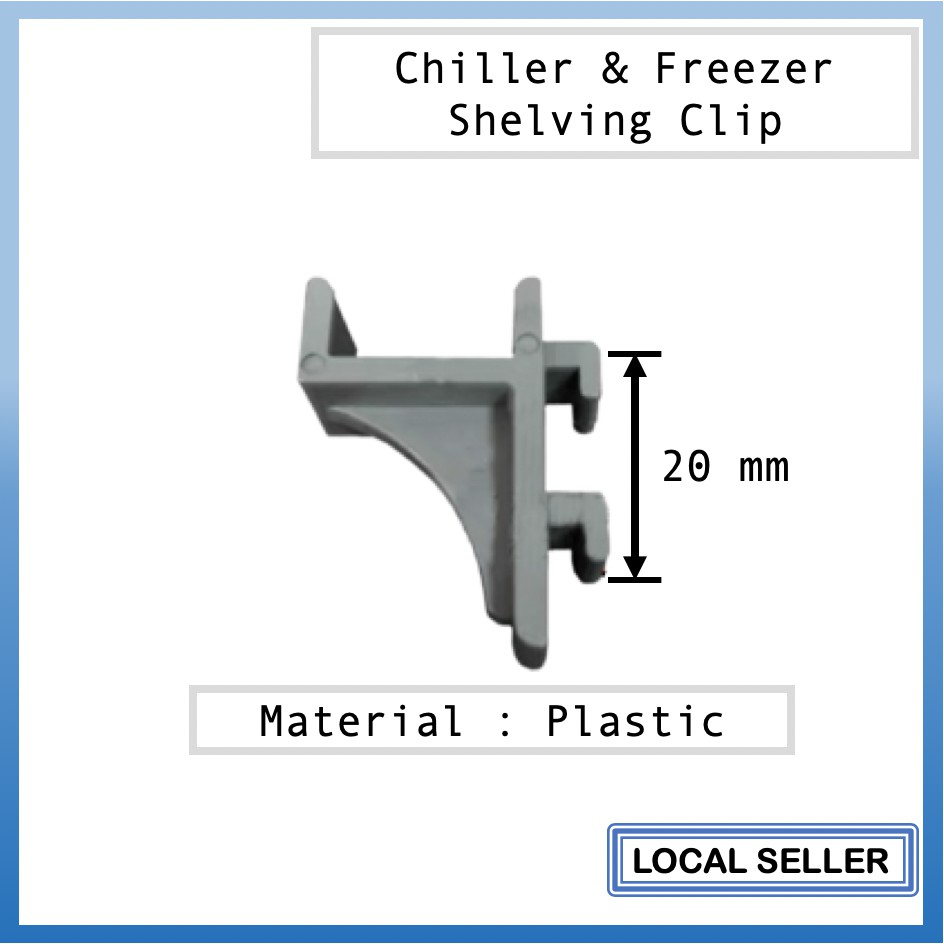 Commercial Refrigeration Shelving Clip Chiller Freezer (1Pc) | Shopee ...