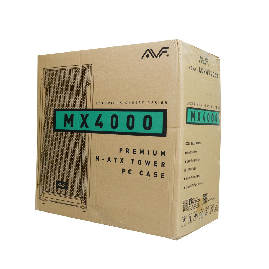 AVF MX Series Premium M-ATX Tower PC Case (AC-MX1000/MX2000/MX3000 ...