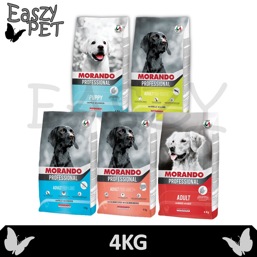 Morando Professional Dog Dry Food 4KG Puppy Dry Food Puppy Croquettes ...