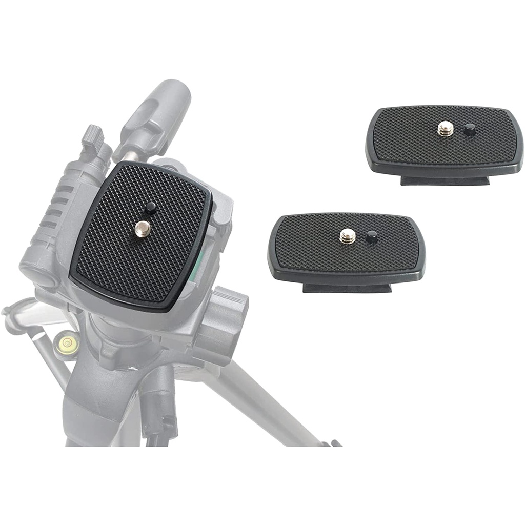 Quick Release Plate QR Plate Compatible with Amazon Basics 60" Tripod ...