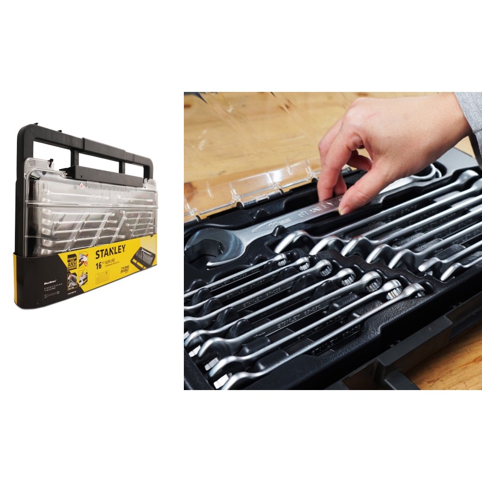 SNC - Stanley STMT74897-8C 16 Piece Combination Wrench Module Set 6MM ...