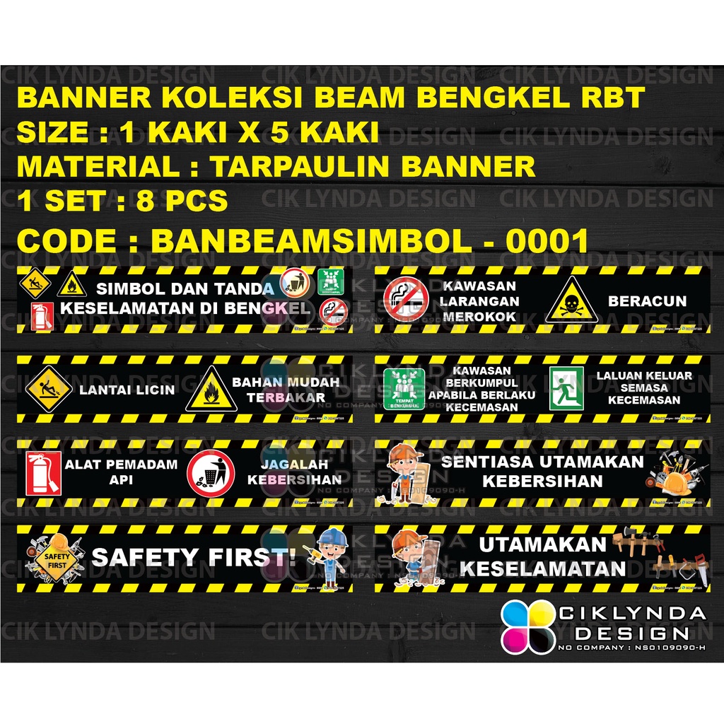PRE-ORDER - BANNER BEAM SIMBOL BENGKEL RBT | Shopee Malaysia