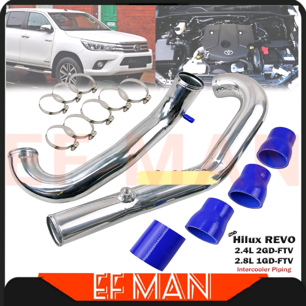 Aluminium Turbo Intercooler Piping Silicone Hose Stainless Steel Clamp ...