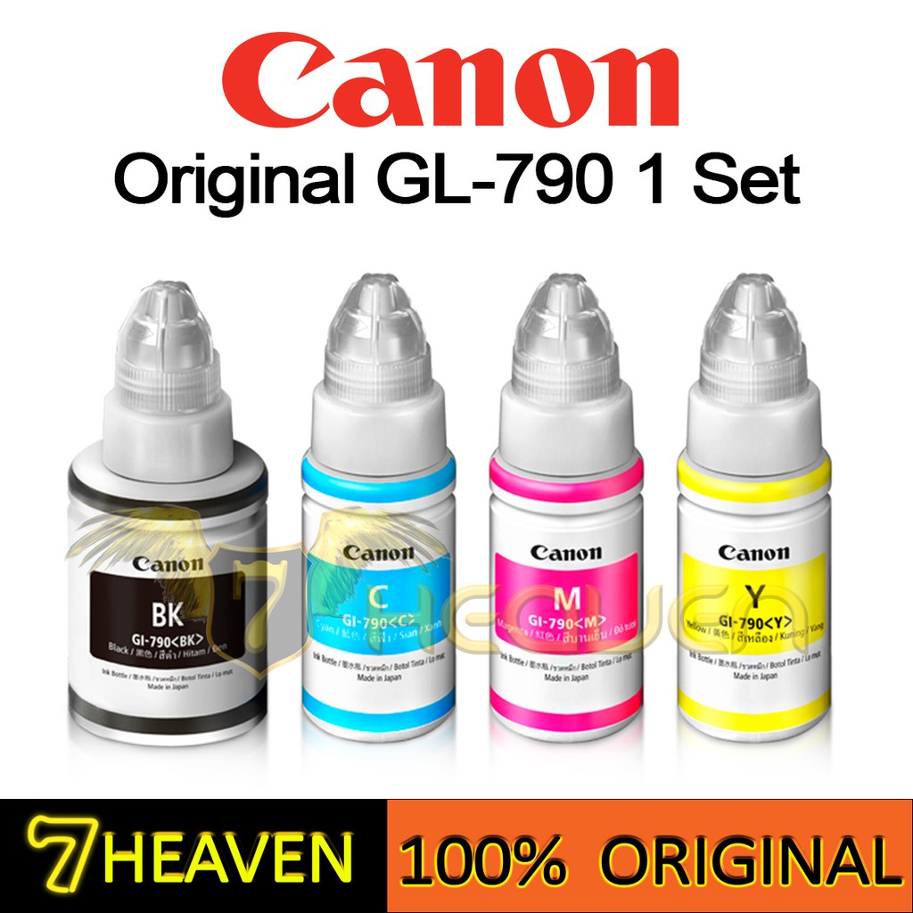 2 Set-Canon Gi790 790 ORIGINAL REFILL INK G-SERIES 1 set (Black,Cyan ...