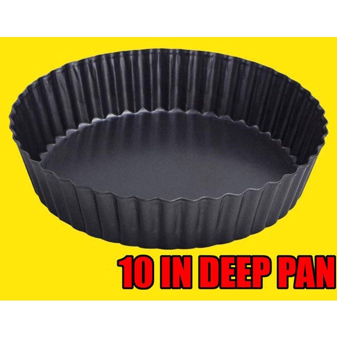 10 in Deep Pie Mold, Deep Pie Dish, Deep Pie Pan,Deep Pan Non Stick ...