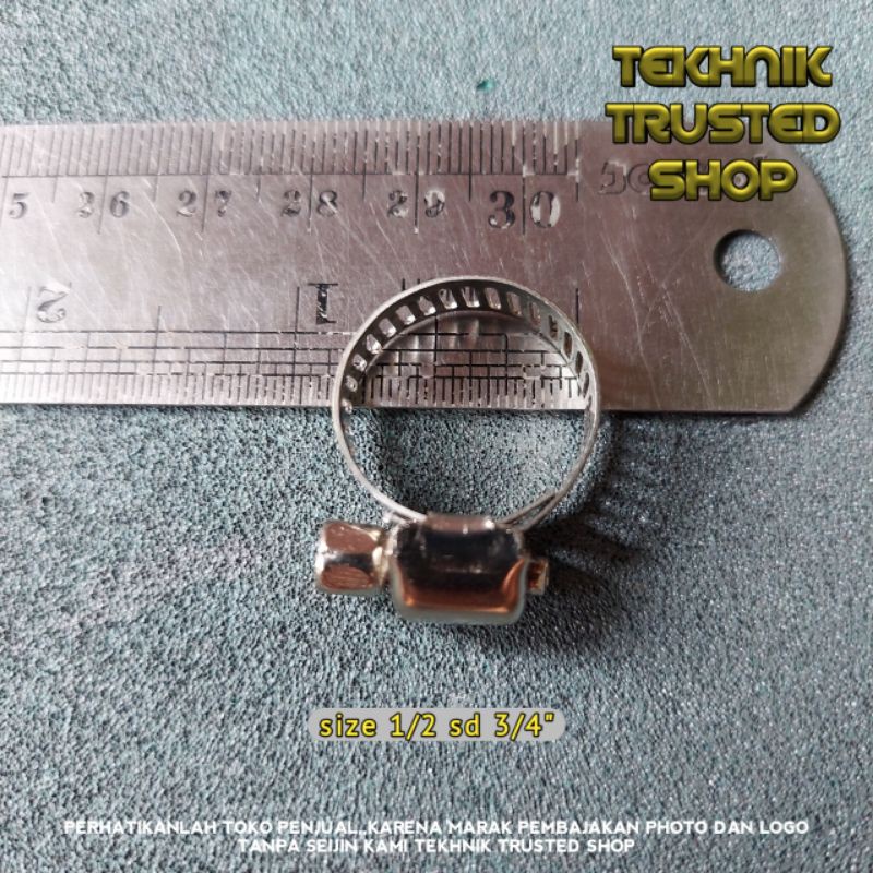 Clamp ring 1/2" to 3/4 inch hose Clamp hose ducting etc | Shopee Malaysia