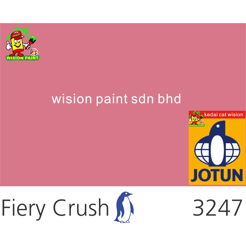 3247 FIERY CRUSH ( 7L ) JOTUN PAINT JOTAPLAST MAX ( MATT FINISH ...