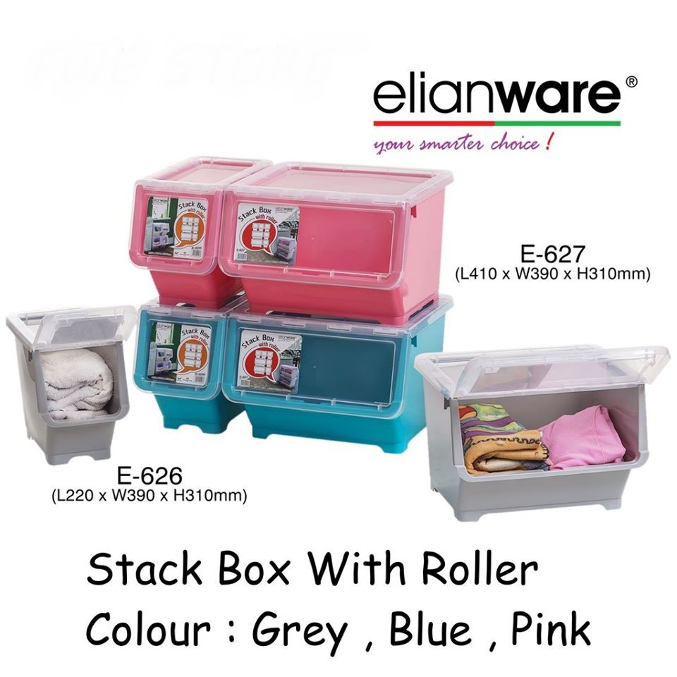 Elianware Stack Box With Roller / Storage Box / Storage Cabinet ...