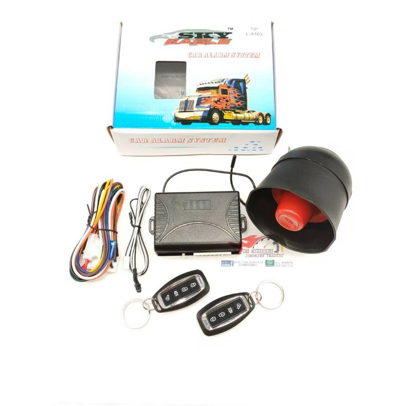 ALARM SISTEM SET COMBO - ALARM 10PIN + REVERSE SENSOR | Shopee Malaysia