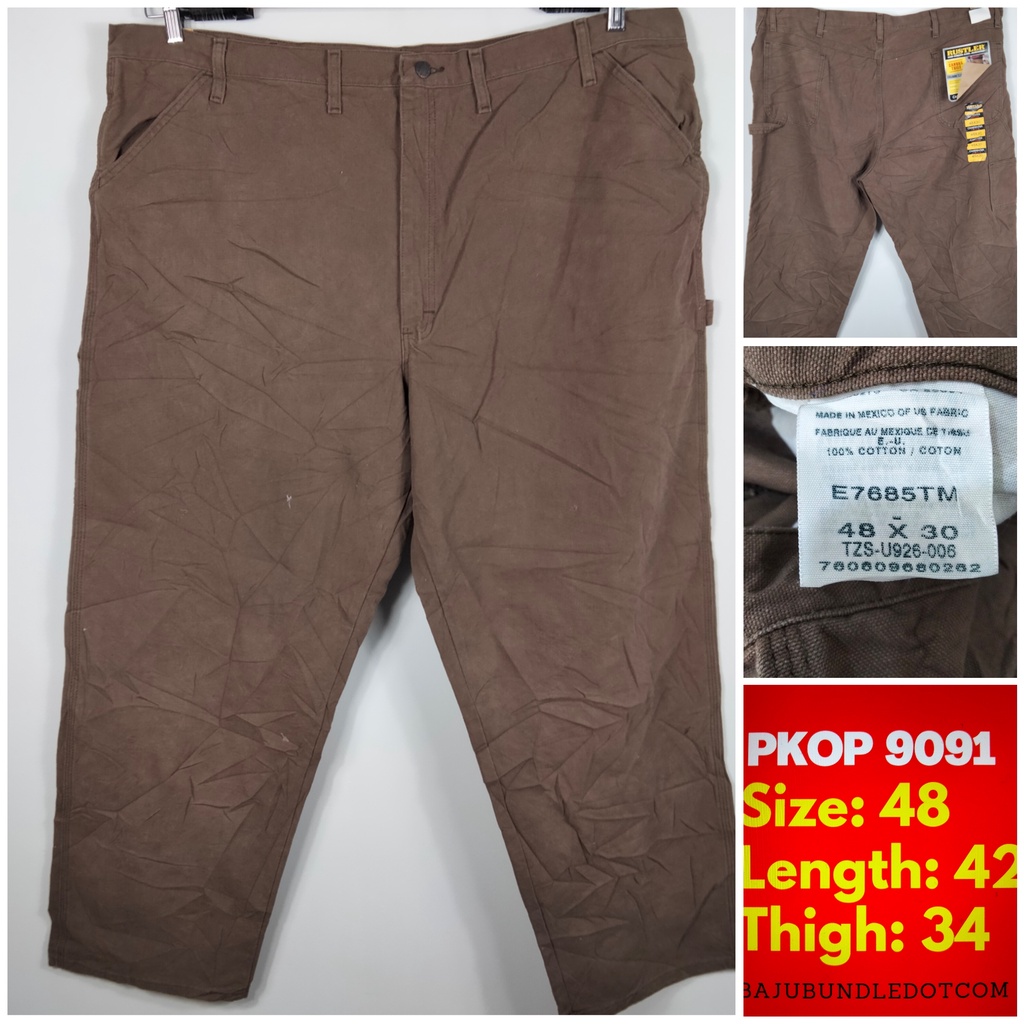 Seluar Bundle lelaki Poket Tepi Saiz Besar (Size 40-58) Bundle Pants ...