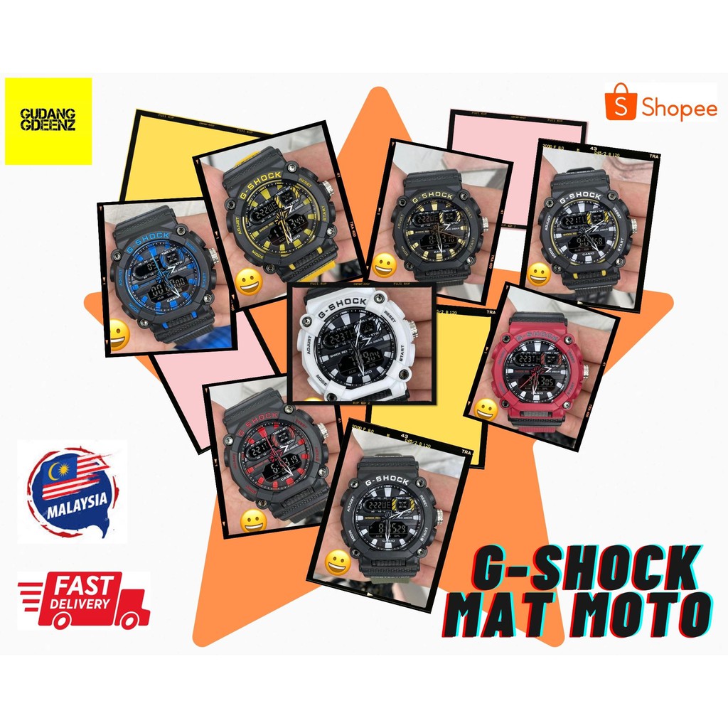 G-Shock Mat Moto Viral (PROMOSI RAYA!!) | Shopee Malaysia