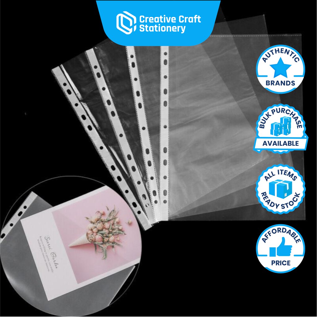 DGG303 Sheet Protector 5c | 10, 50, 100 pcs | Plastic cover file refill ...