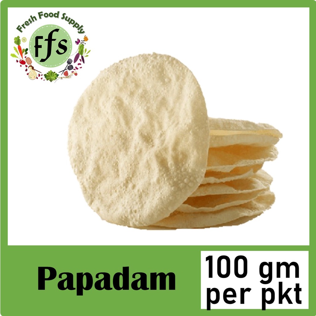 PAPADAM BULAT 100GM PER PACKET | Shopee Malaysia