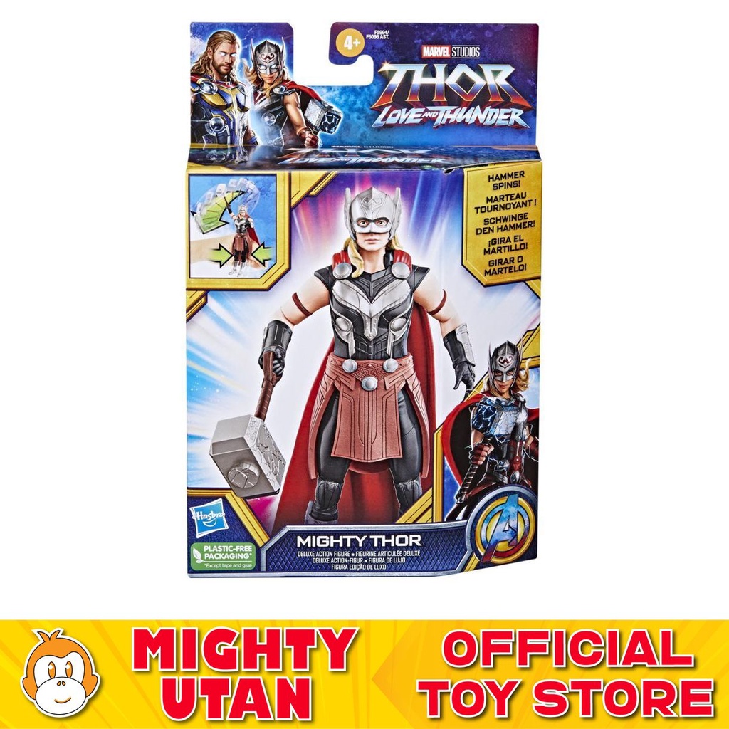 [Original] Marvel Studios' Thor: Love and Thunder Mighty Thor Toy, 6 ...