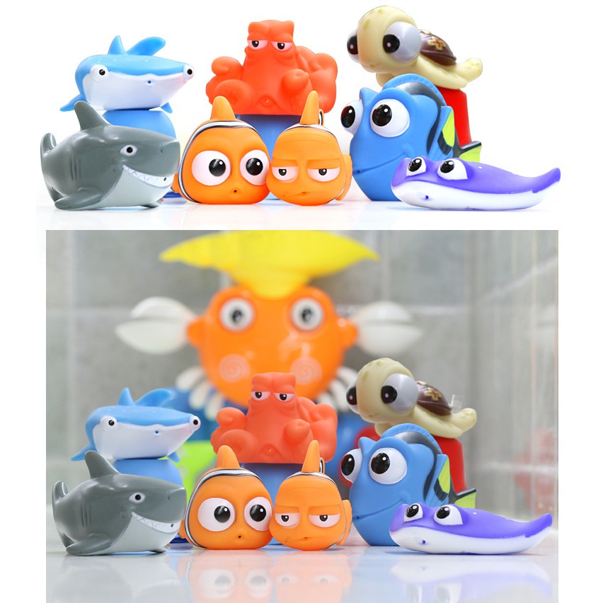 Marine Animal Ornaments Float Toy for Diver Cute Nemo Shark Bat Dorey ...