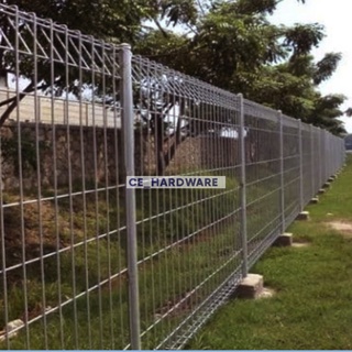 Galvanized Roll Top Fencing A series/Pagar BRC/ Pagar besi 4.5mm ...