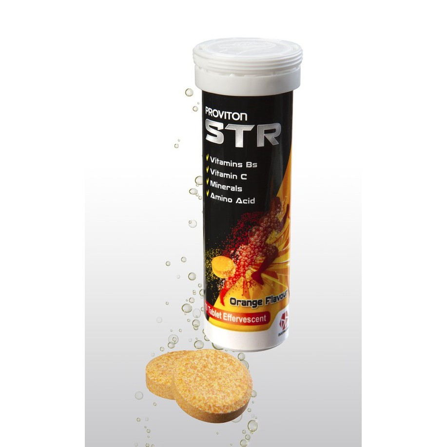 Proviton STR Pre Sport Effervescent 10s with Vit Bs & C, Amino Acids ...