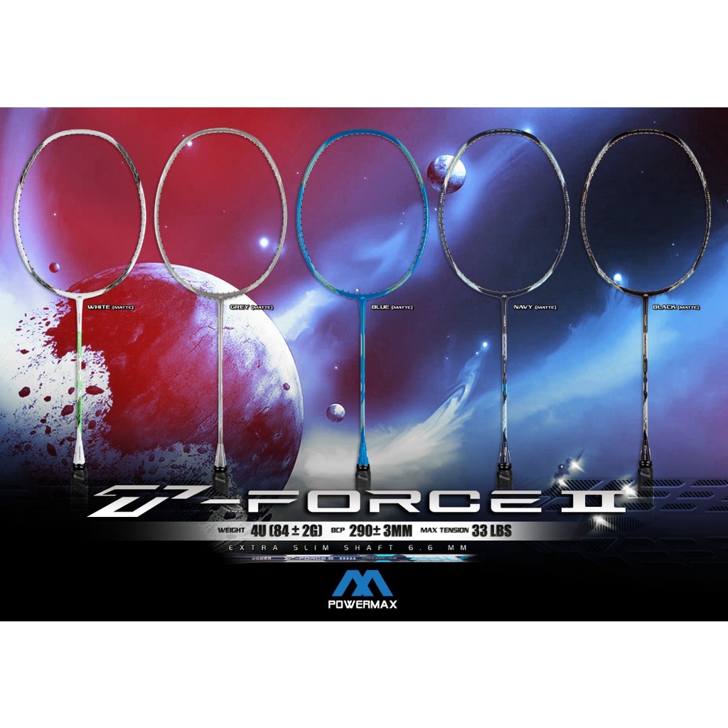 Powermax TETONIC 28 BADMINTON RACKET MADE IN KOREA HOT | Shopee Malaysia