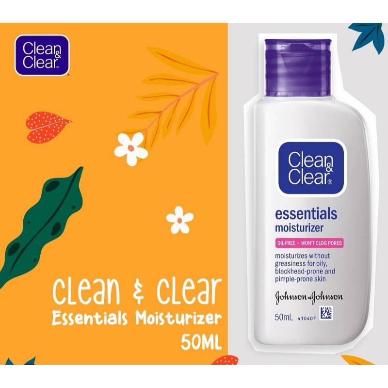Clean & CLEAR ESSENTIALS MOISTURIZER 50ML | Shopee Malaysia