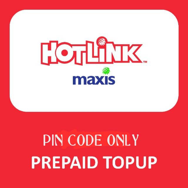 PIN Hotlink /Maxis Rm10 ,Rm30,Rm60(PIN ONLY) | Shopee Malaysia