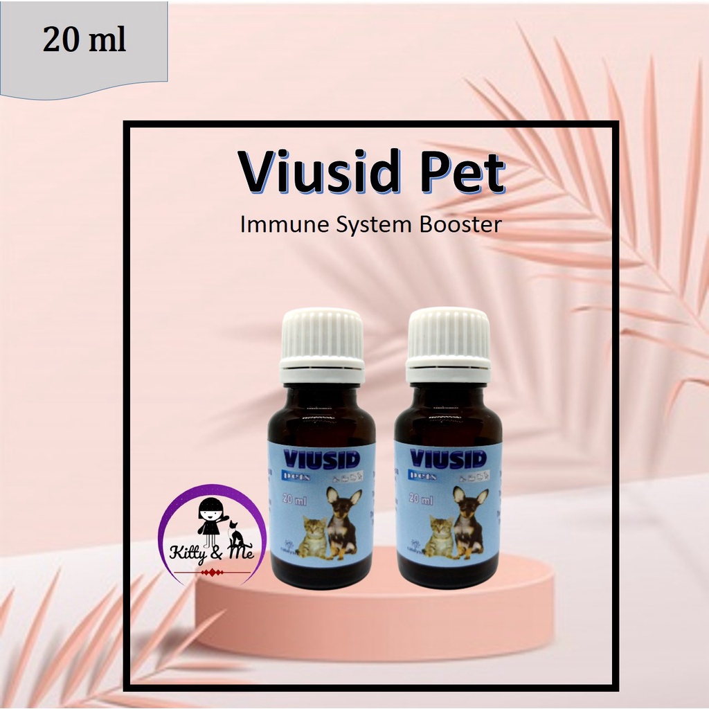 Viusid Pet 10ml Veterinary Medicine Cat Dog Sick Flu Cold Cough Fever ...