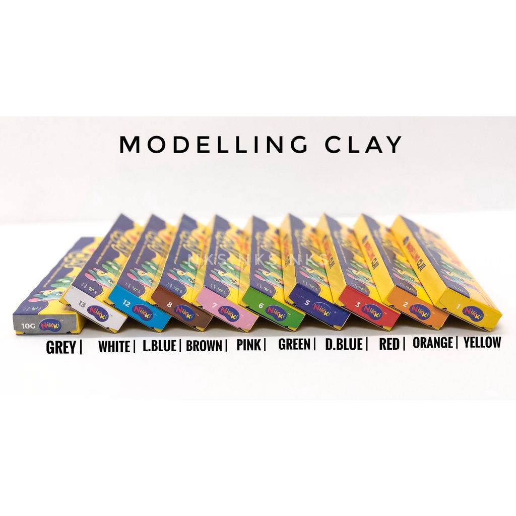 [ BEST & SAVE ] Nikki Modeling Clay / Plasticine / Tanah Liat Pemodelan ...