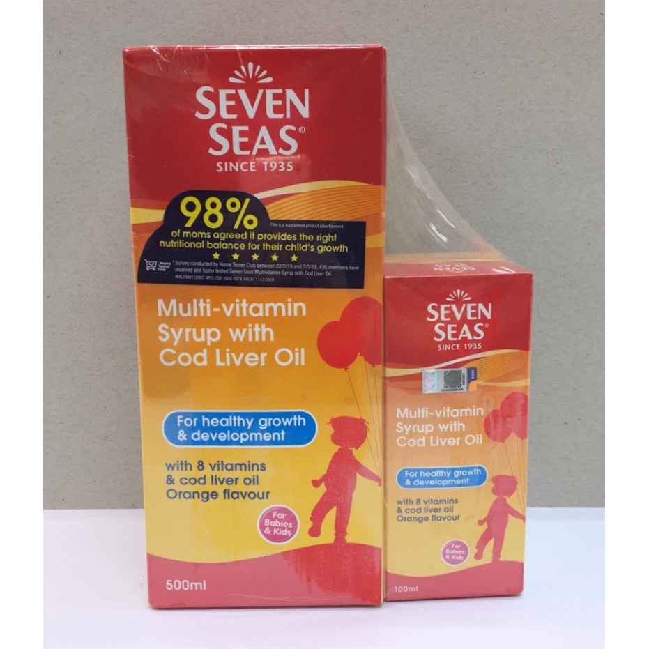 SEVEN SEAS MV Syrup 500+100ml (Exp: 9/2025) | Shopee Malaysia