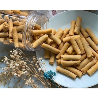 100% Halal Homemade Popia Udang Kering Pedas/ Popiah Gulung Simpul ...