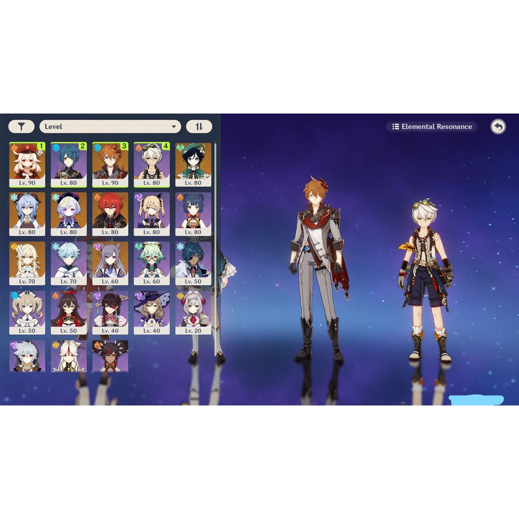 Genshin Impact Endgame Account AR55 10000 PRIMOGEMS with 7 Gold Heroes ...