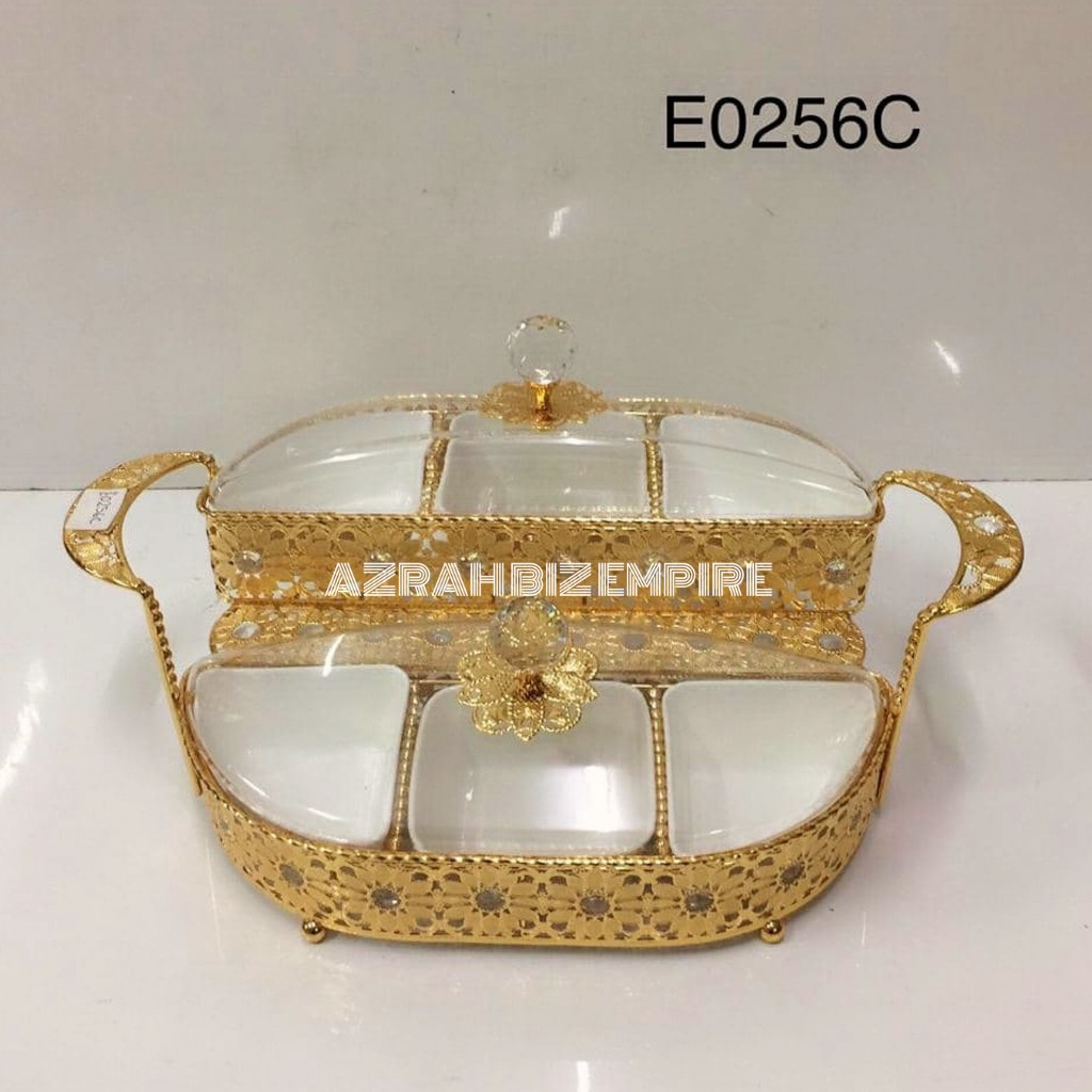 🔥EXCLUSIVE!🔥9PCS CANISTER 2-TIER JAR SET GOLD/ BEKAS KUIH/ BALANG KUIH ...