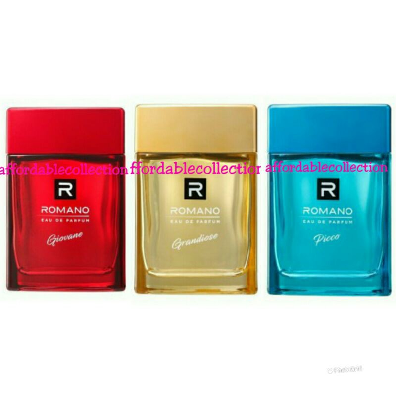 ROMANO EDP Men Perfume Frangrance Giovane Pico Grandiose / Minyak Wangi ...