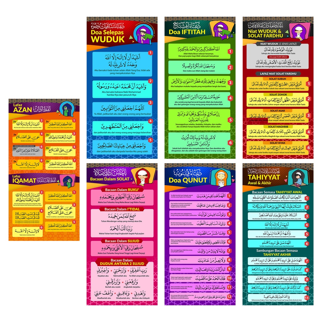 🔥[READY STOCK]🔥Hot Item !! Bunting Alat Bantu Mengajar | Bunting Solat ...