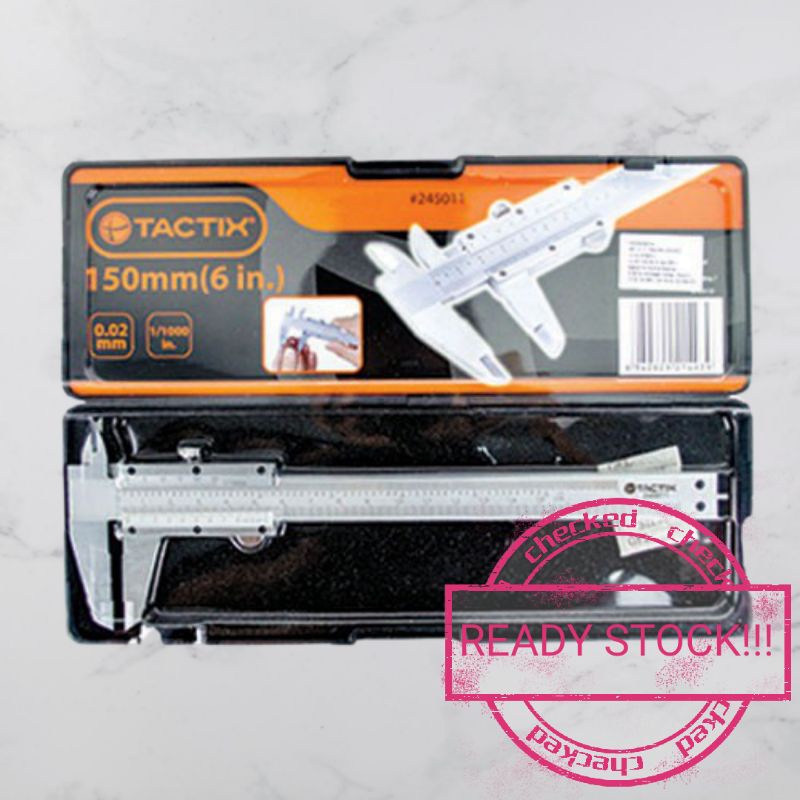 💥READY STOCK!!!💥 TACTIX VERNIER CALIPERS ANGKUP VERNIER 150 MM (6 IN ...