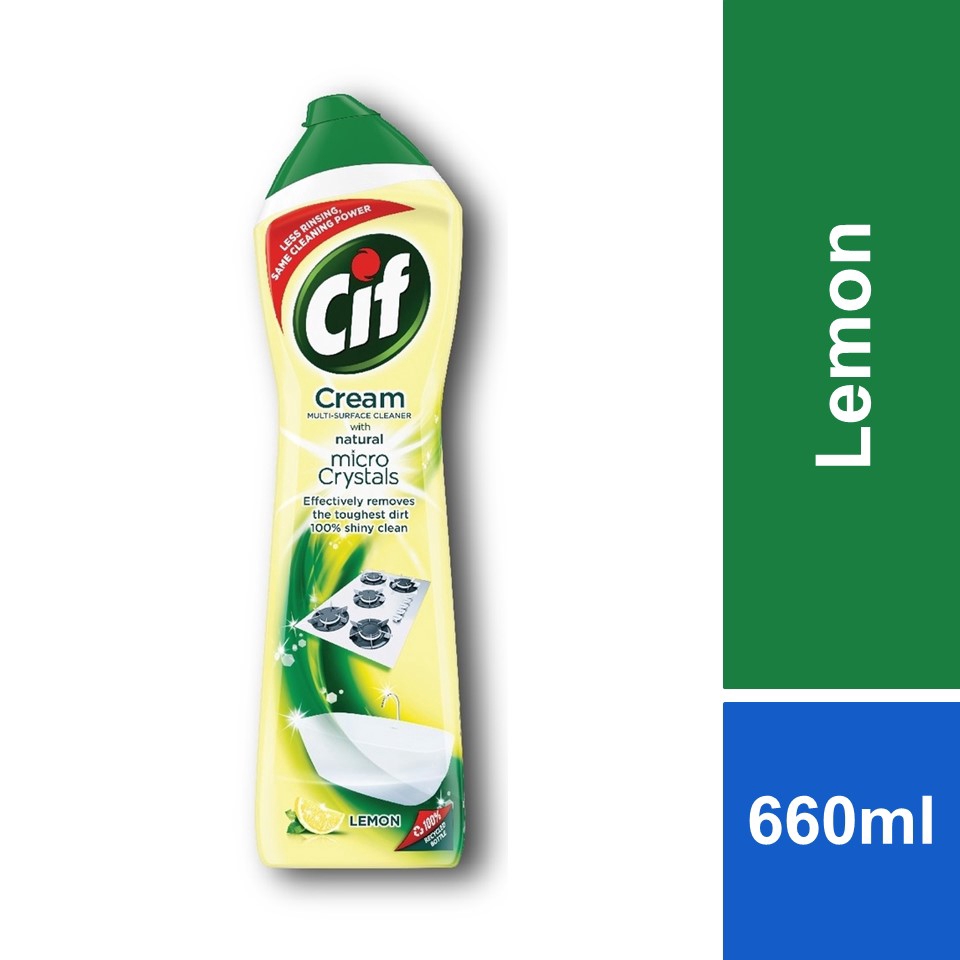 Cif Cleaning Cream - Lemon 660ml | Shopee Malaysia